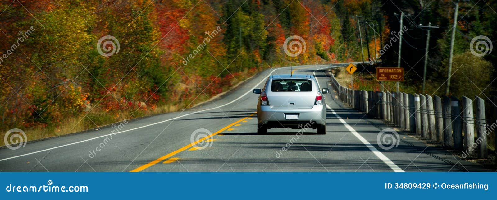 Autumn drive stock image. Image of cove, idyllic, maple - 34809429