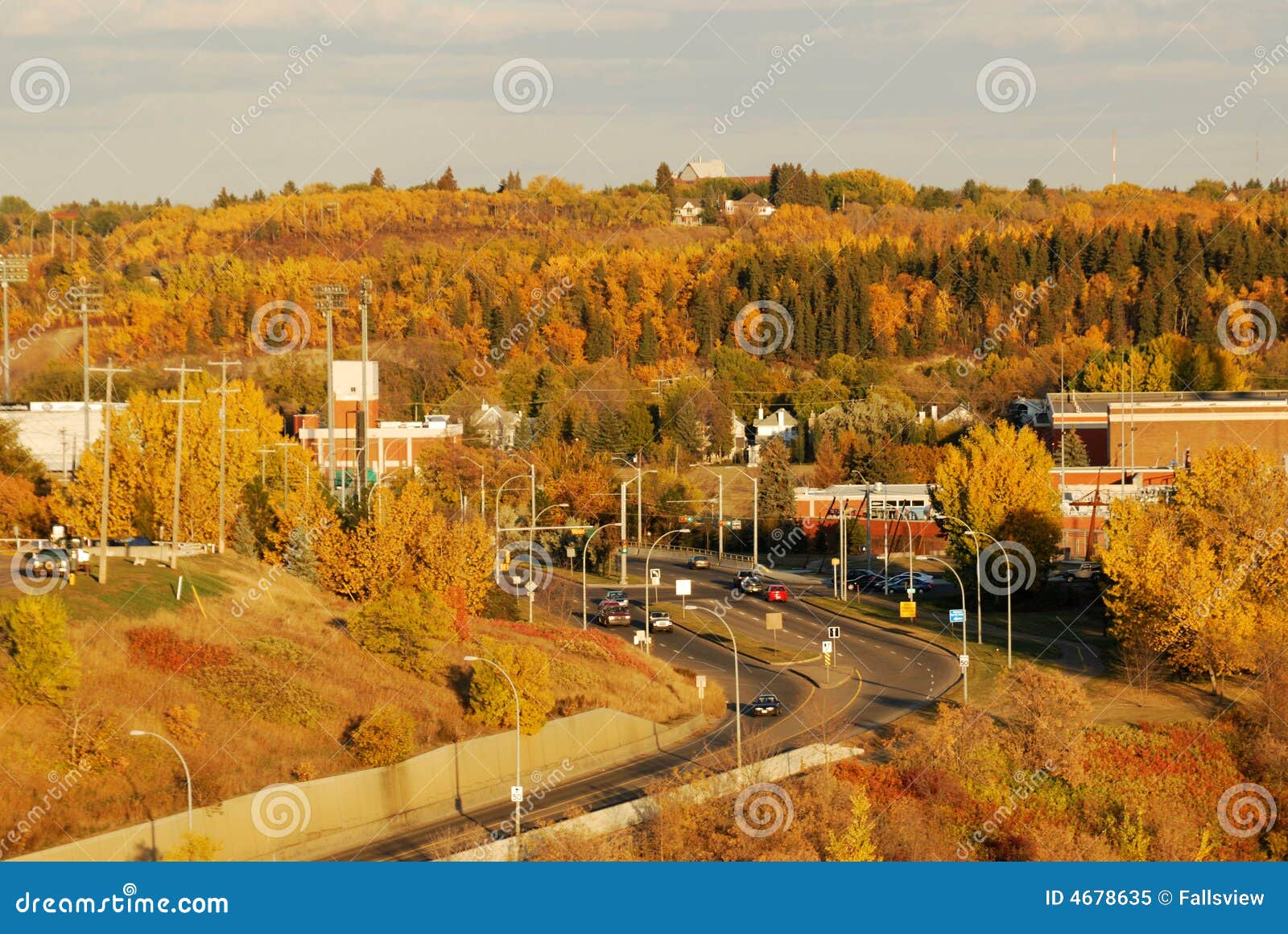 Autumn edmonton stock image. Image of alberta, blue, scene - 4678635