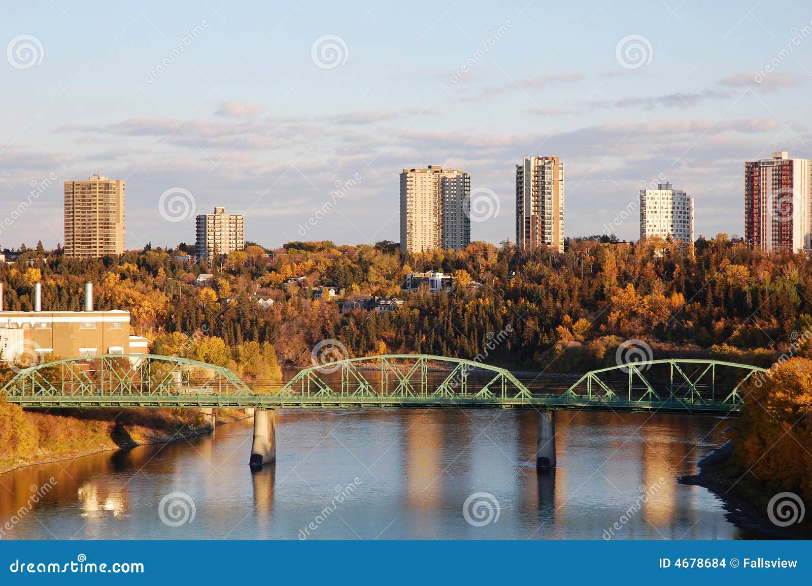 Autumn edmonton stock photo. Image of alberta, clouds - 4678684