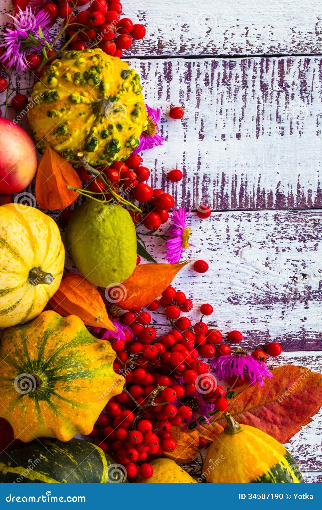 Autumn Fall Background Table Setting Background Vegetables Fruit Stock ...