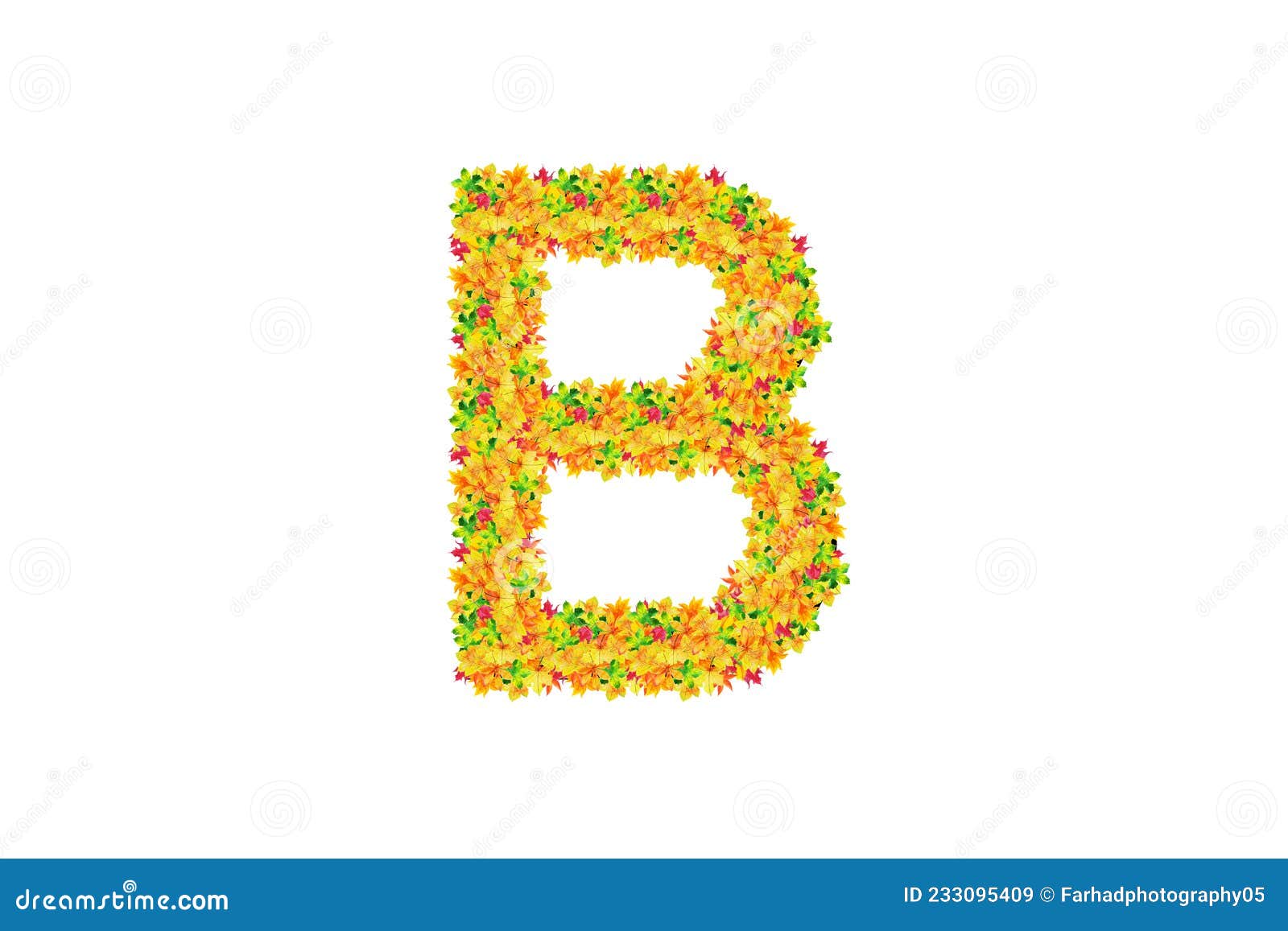 Autumn Fall Leaves Alphabet, Alphabet of Autumn Leaves, Letter Made ...