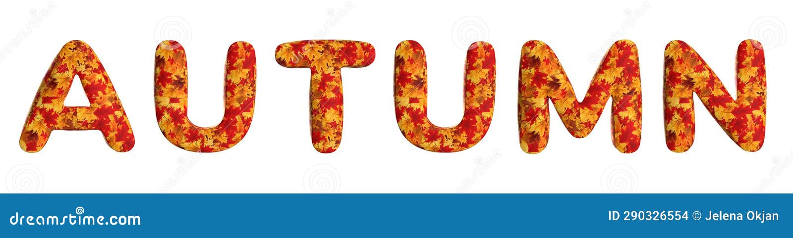 Autumn, Fall Leaves on Text Stock Photo - Image of thanksgiving ...