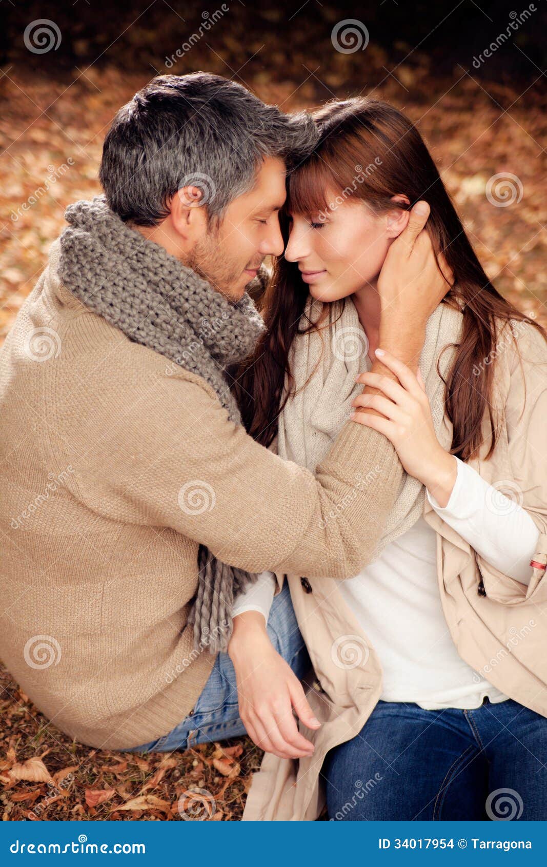 Autumn fall stock photo. Image of adult, foliage, happiness - 34017954