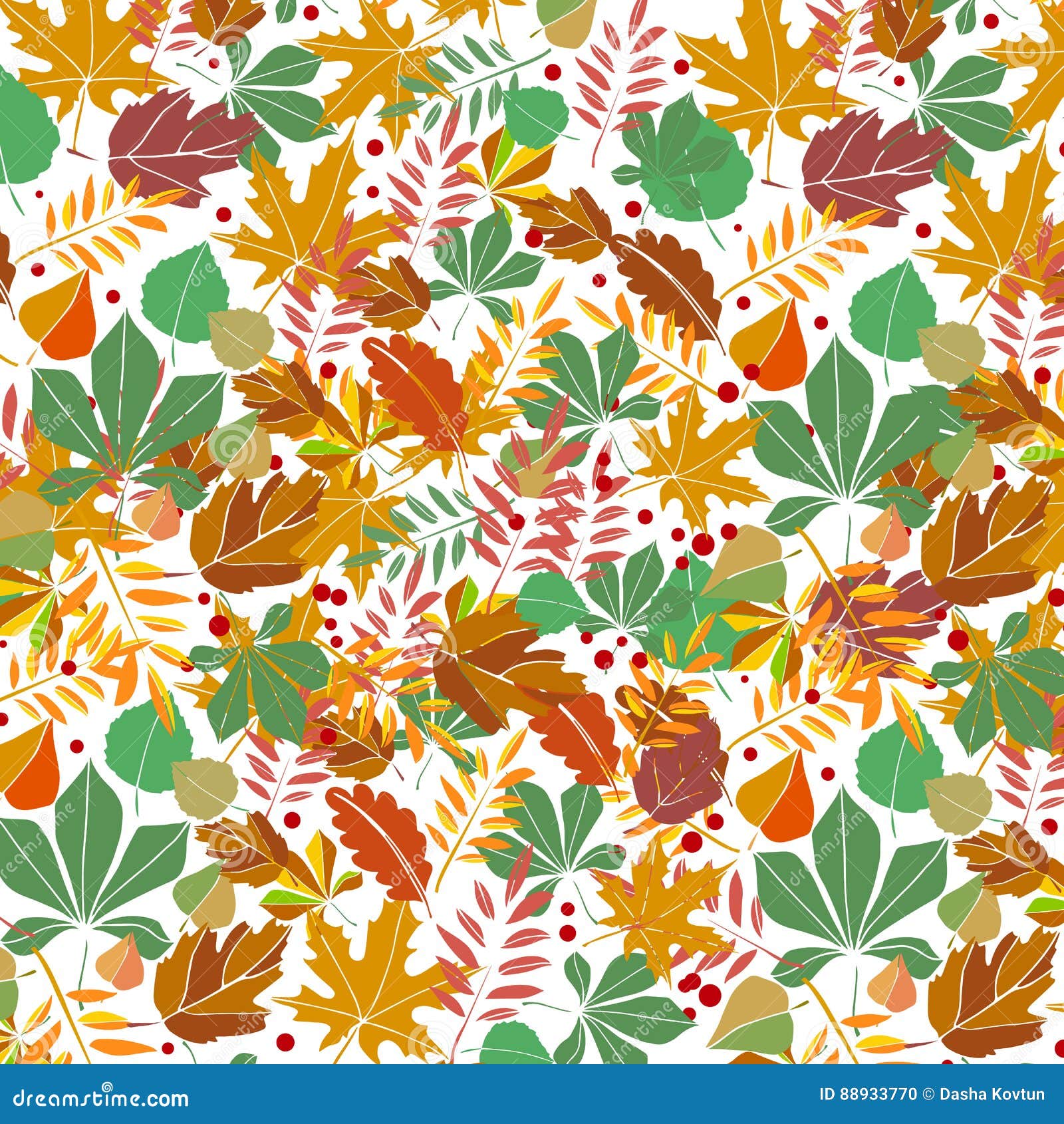 Autumn Fall Season Vector Design Nature Stock Vector - Illustration of ...