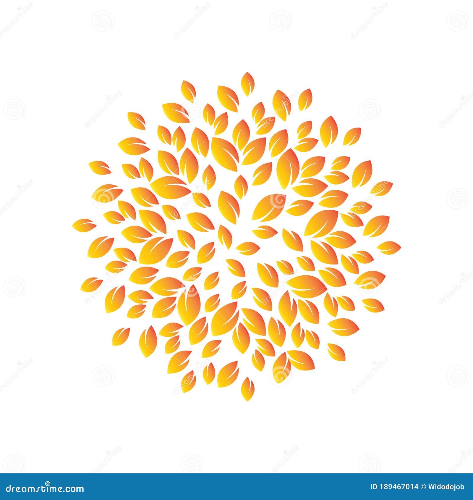 Autumn, Falling Leaf Design Vector Stock Vector - Illustration of ...