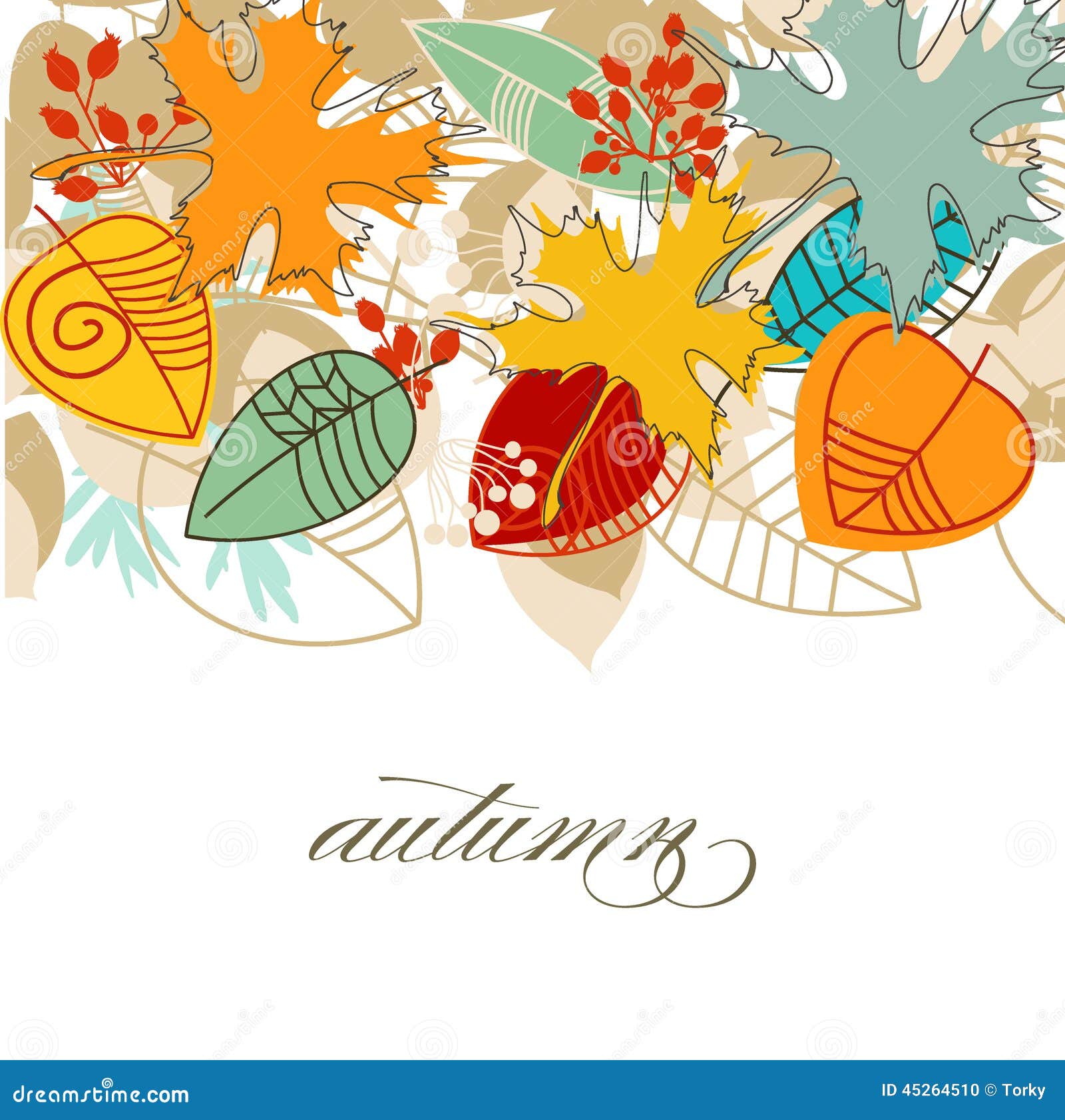 Autumn Falling Leaves On Transparent Background. Vector Autumnal ...