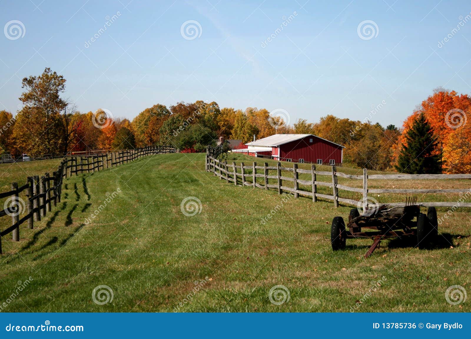 Autumn on the Farm stock photo. Image of barn, rural - 13785736