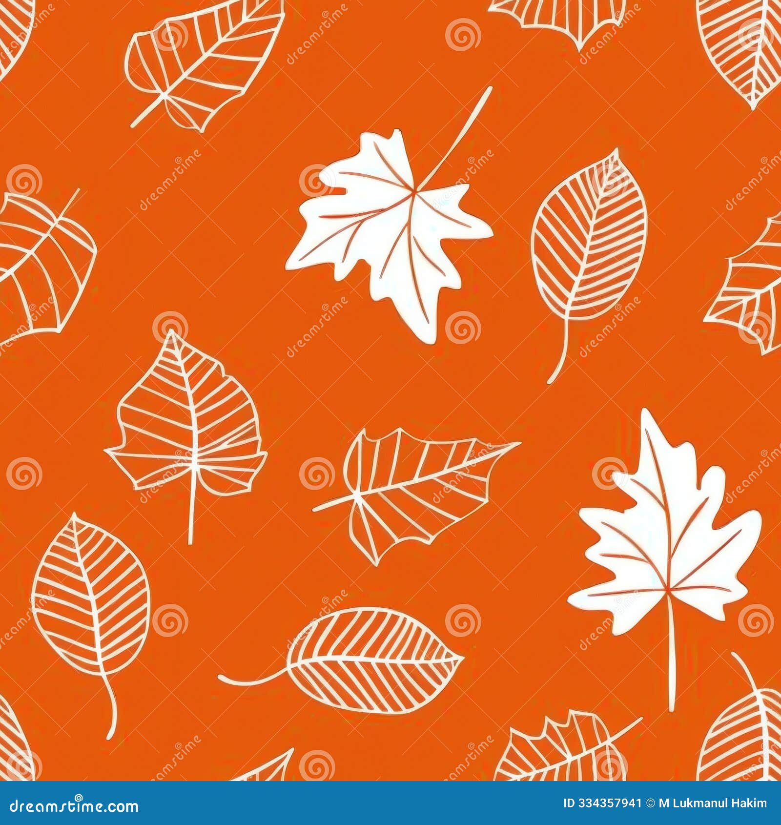 Autumn Floral Seamless Pattern Vector for Wallpaper Design Stock Image ...