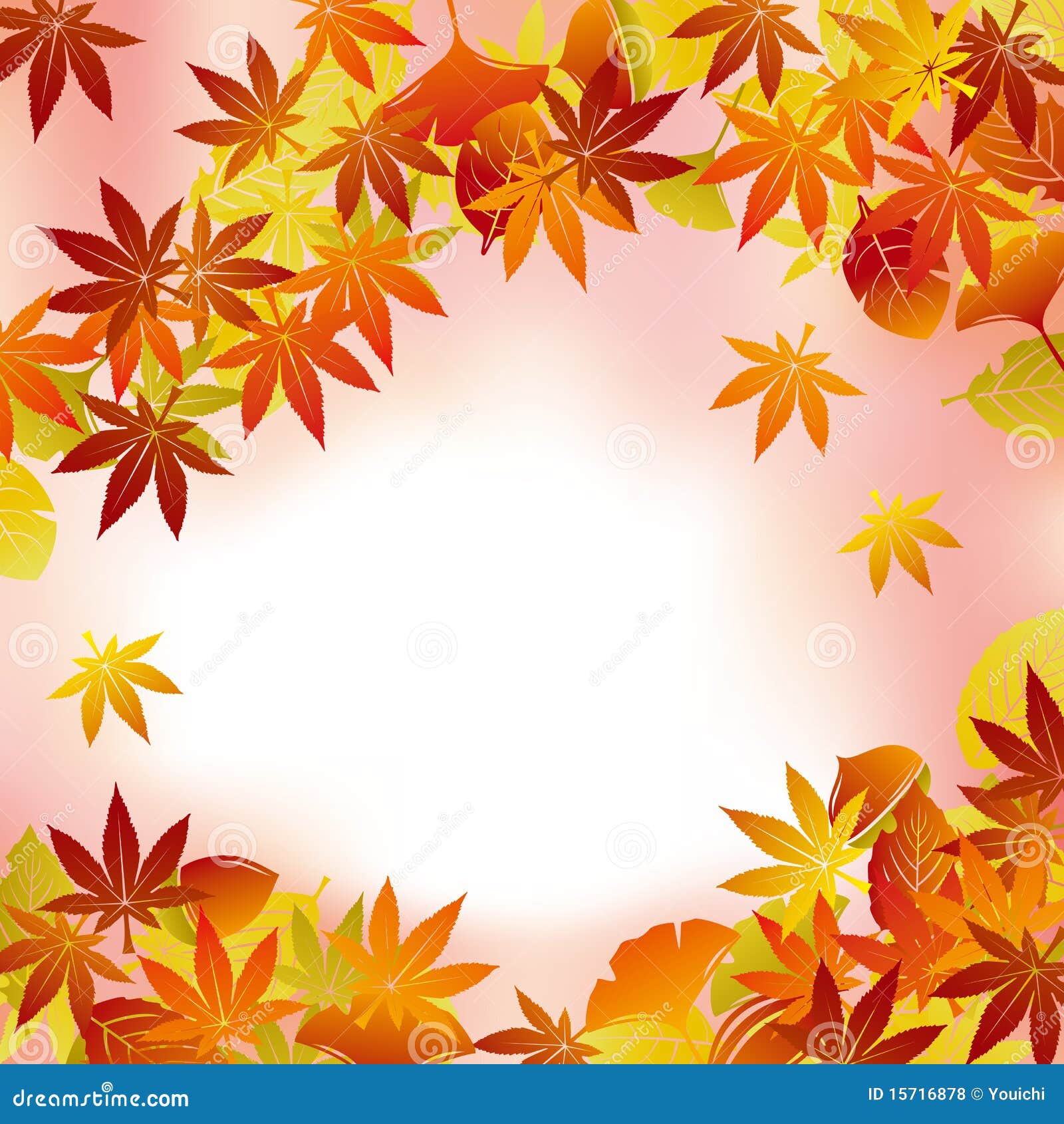 Autumn foliage background stock illustration. Illustration of pattern ...