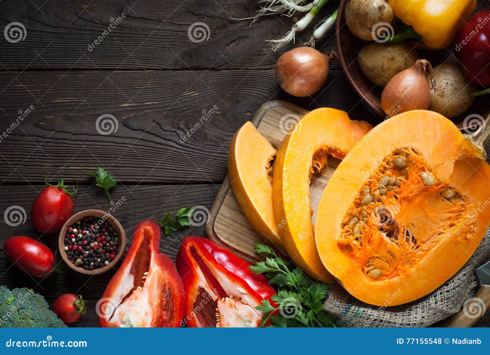 Autumn food background stock photo. Image of healthy - 77155548