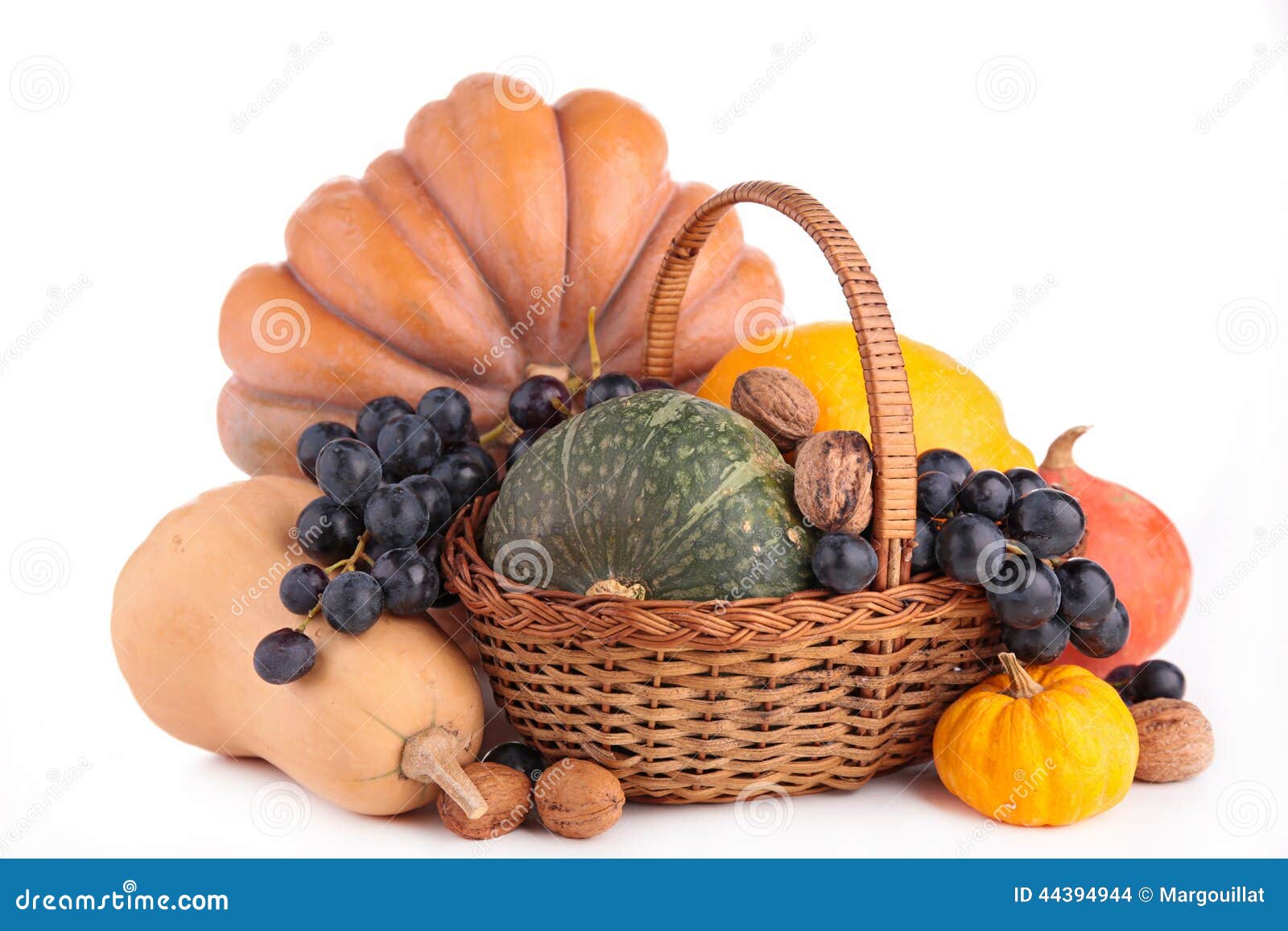 Autumn food stock photo. Image of assortment, grape, basket - 44394944