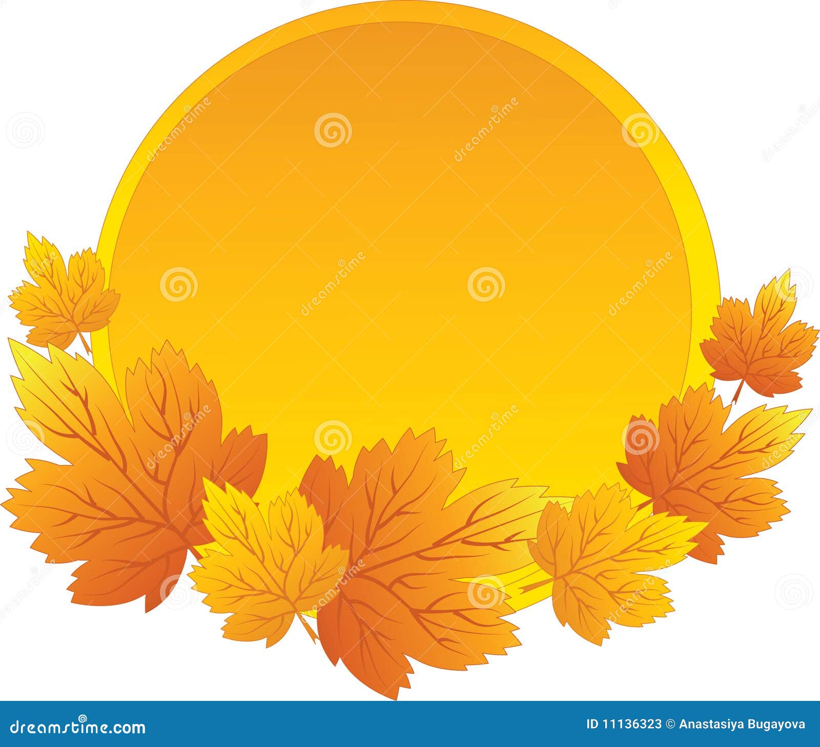 Autumn Frame Of Forest Mushrooms, Berries And Leaves Isolated On White ...