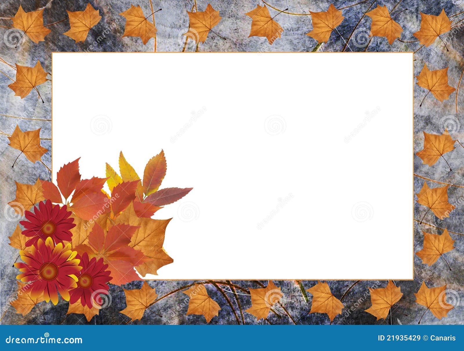 Autumn frame stock image. Image of blank, rusty, seasonal - 21935429