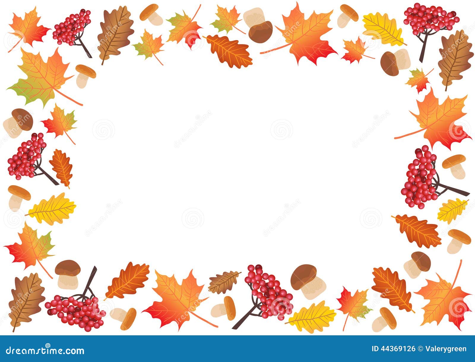 Autumn frame, background stock vector. Illustration of autumn - 44369126
