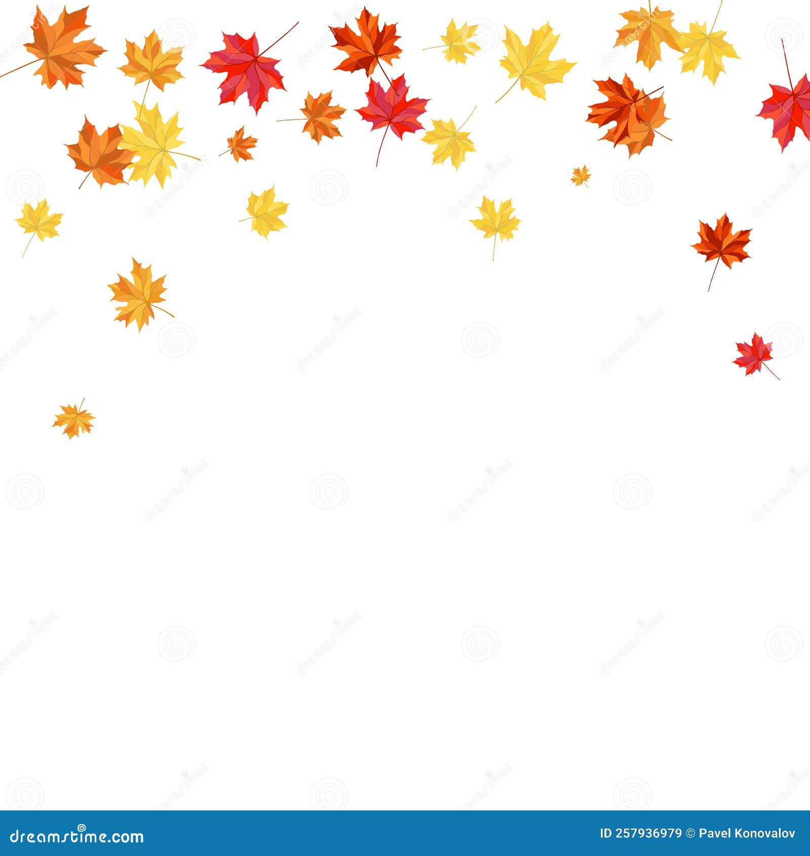 Autumn Maple Frame stock vector. Illustration of backdrop - 257936979