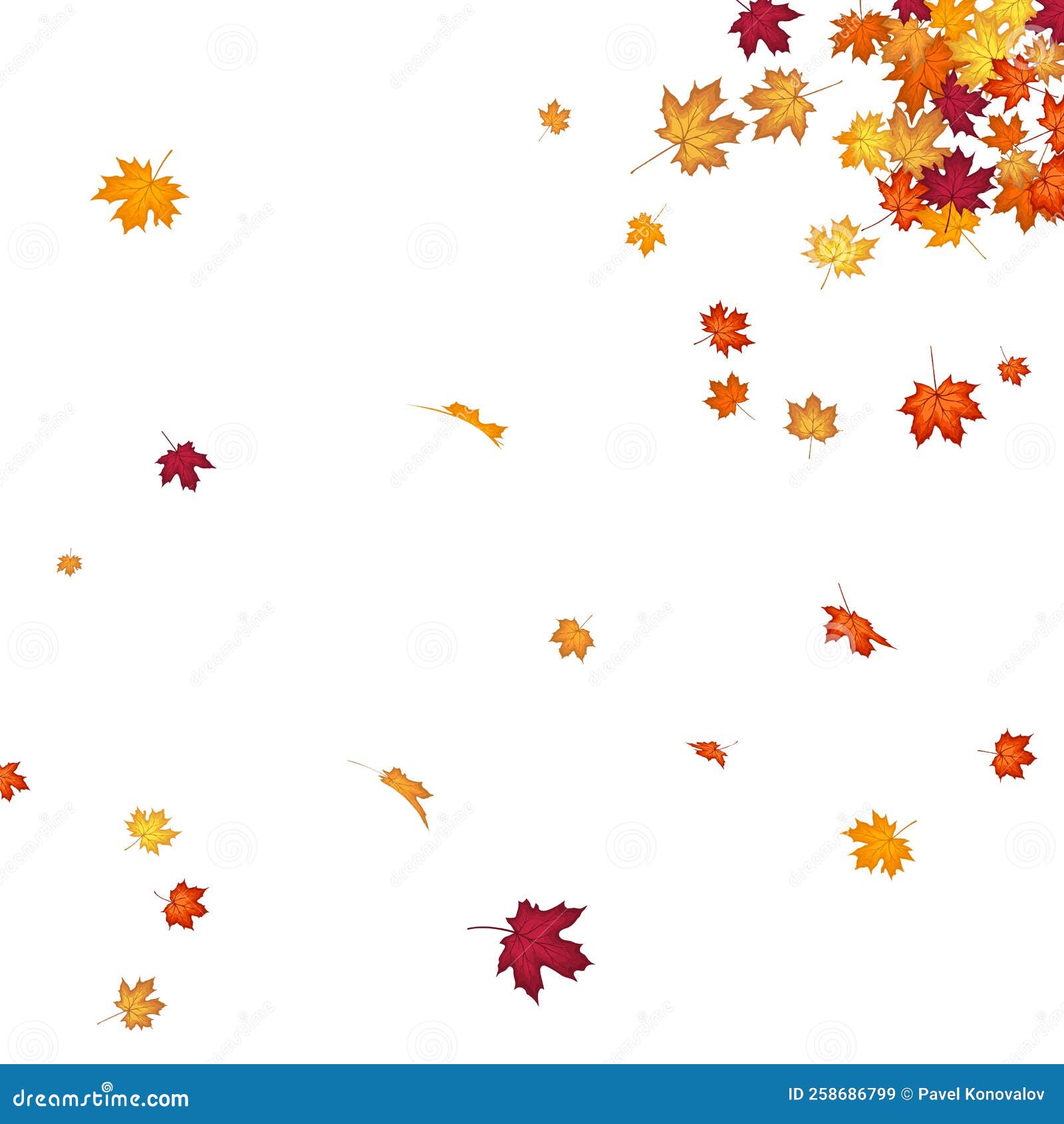 Autumn Maple Frame stock vector. Illustration of beautiful - 258686799