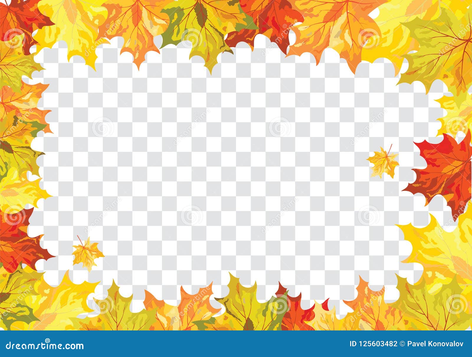 Maple Leaves on Transparency Grid Stock Vector - Illustration of beam ...