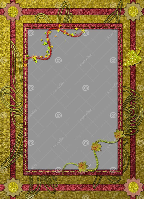 Autumn Framework for a Photo. Stock Illustration - Illustration of ...