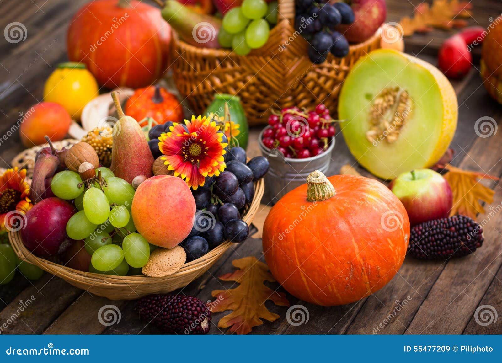 Autumn fruits stock image. Image of rustic, basket, apple - 55477209