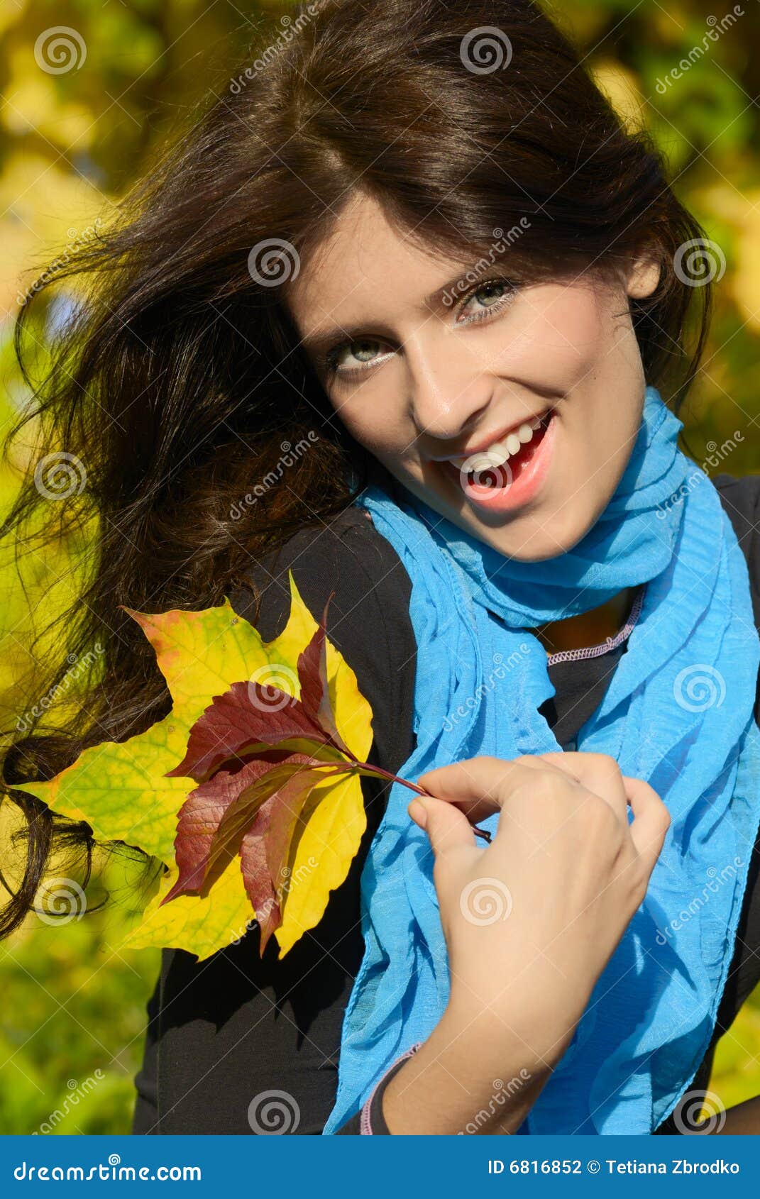 Autumn girl stock photo. Image of beautiful, outdoor, girl - 6816852