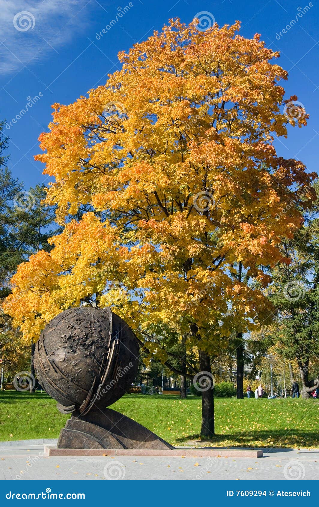Autumn Globe stock photo. Image of capital, park, beautiful - 7609294