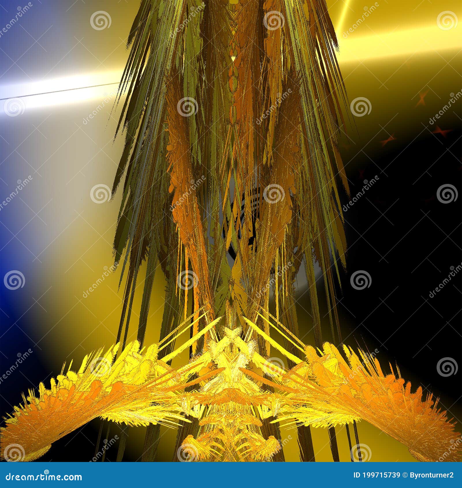 Autumn Golden Feathers stock image. Image of intriguing - 199715739