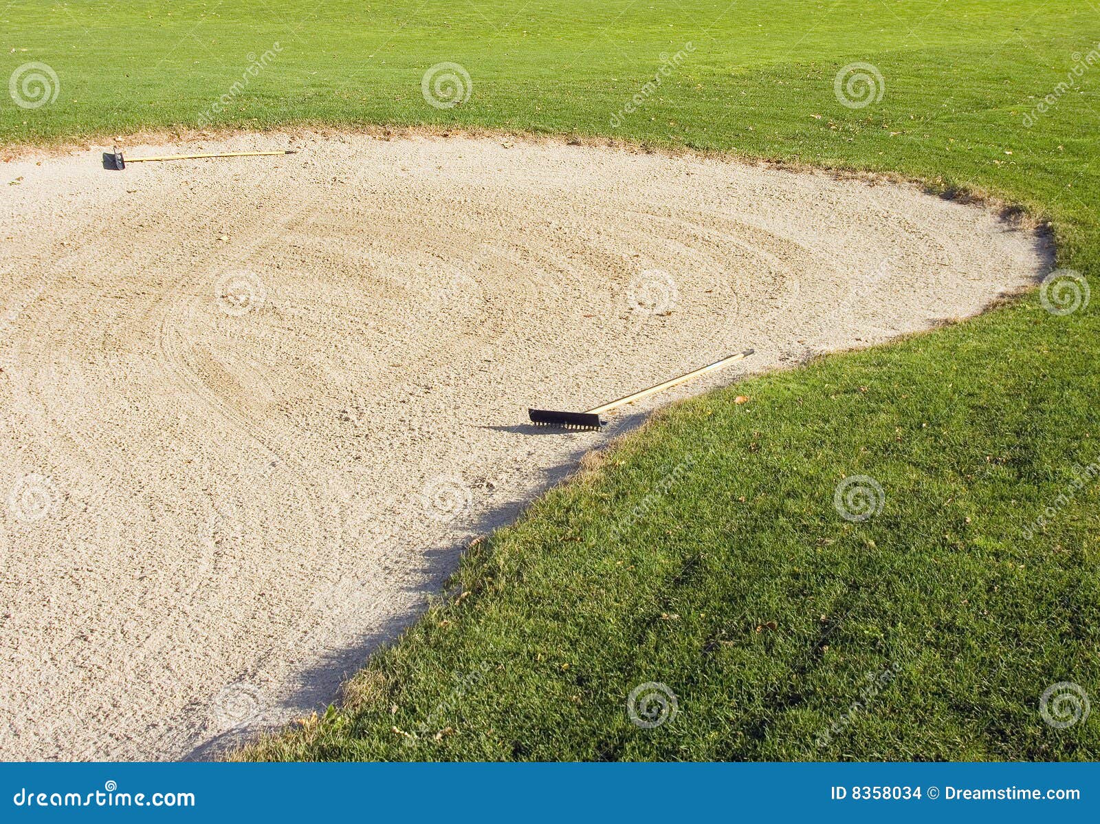 Autumn Golf Bunker Close Up Stock Photo - Image of close, colorful: 8358034