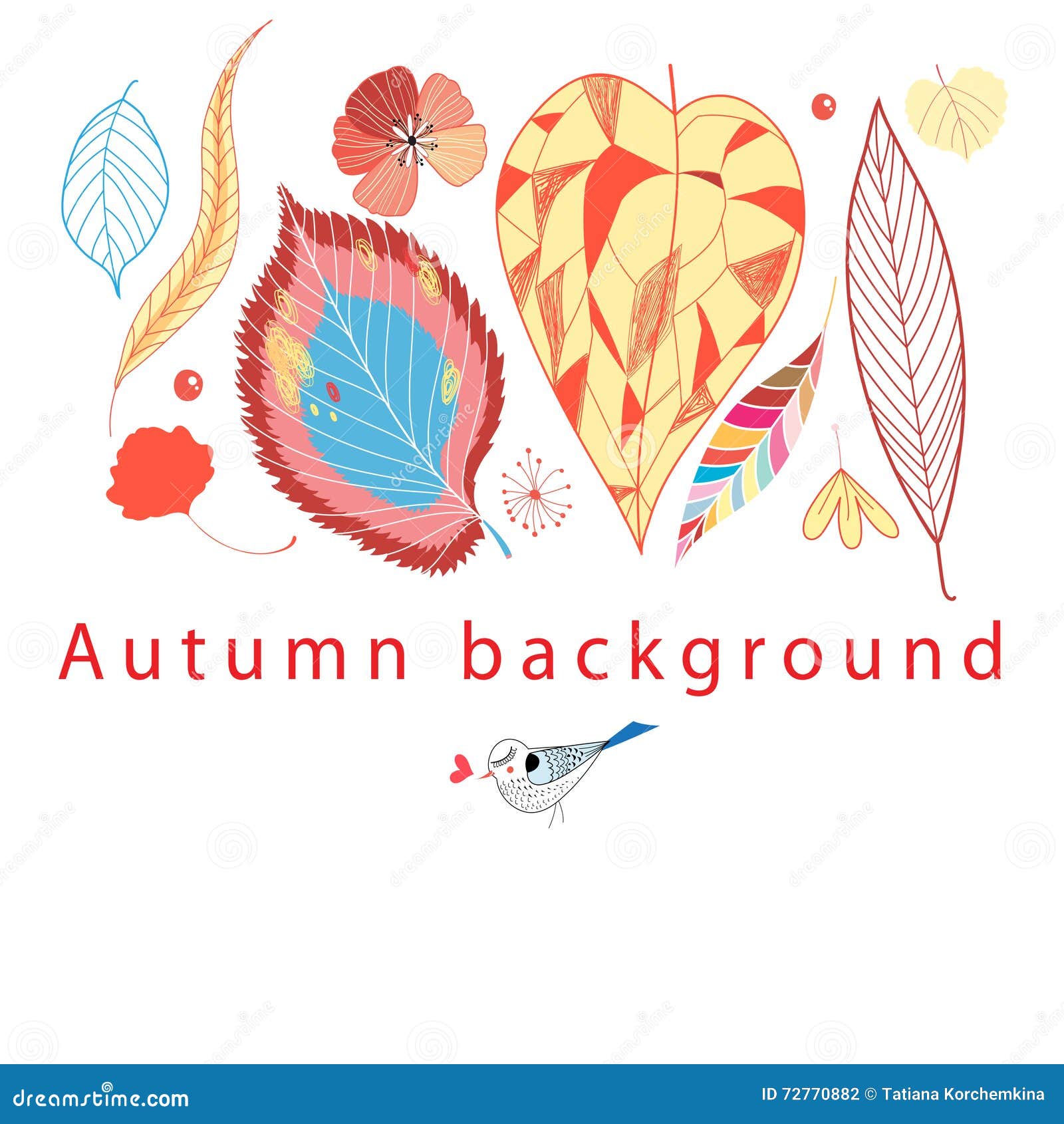 Autumn graphic background stock illustration. Illustration of garden ...