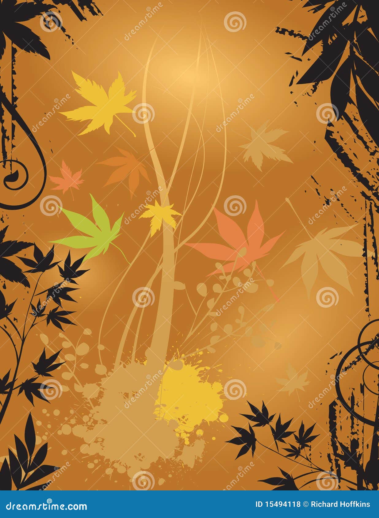 Autumn Grunge Background stock photo. Image of seasonal - 15494118