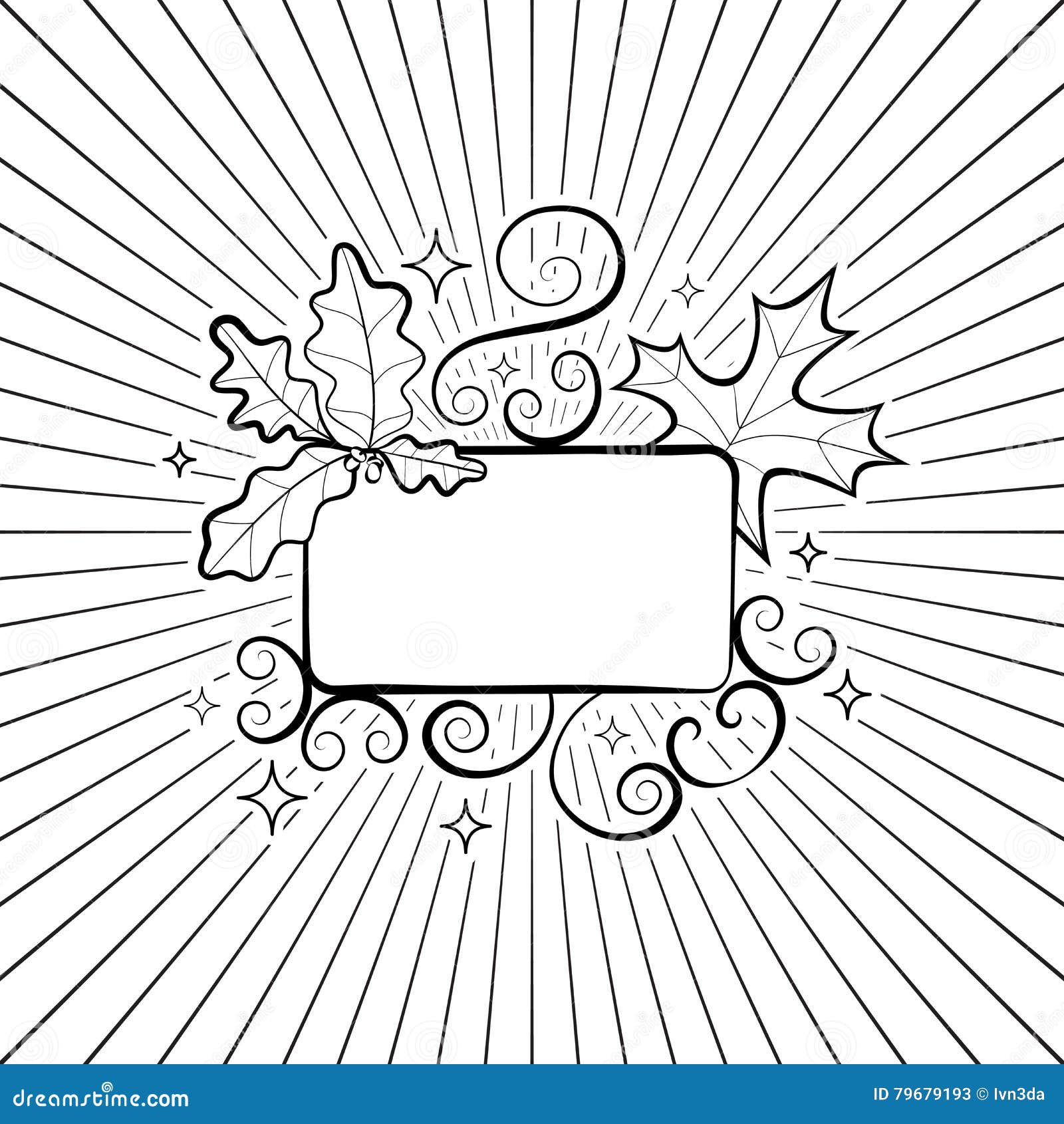 Autumn Hand-drawn Composition. Fall Season Frame with Leaves Stock ...