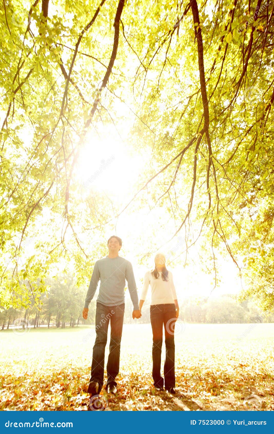 Autumn - Happy Young Couple Walking Together Stock Photo - Image of ... Autumn - Happy Young Couple Walking Together Stock Photo - Image of ...