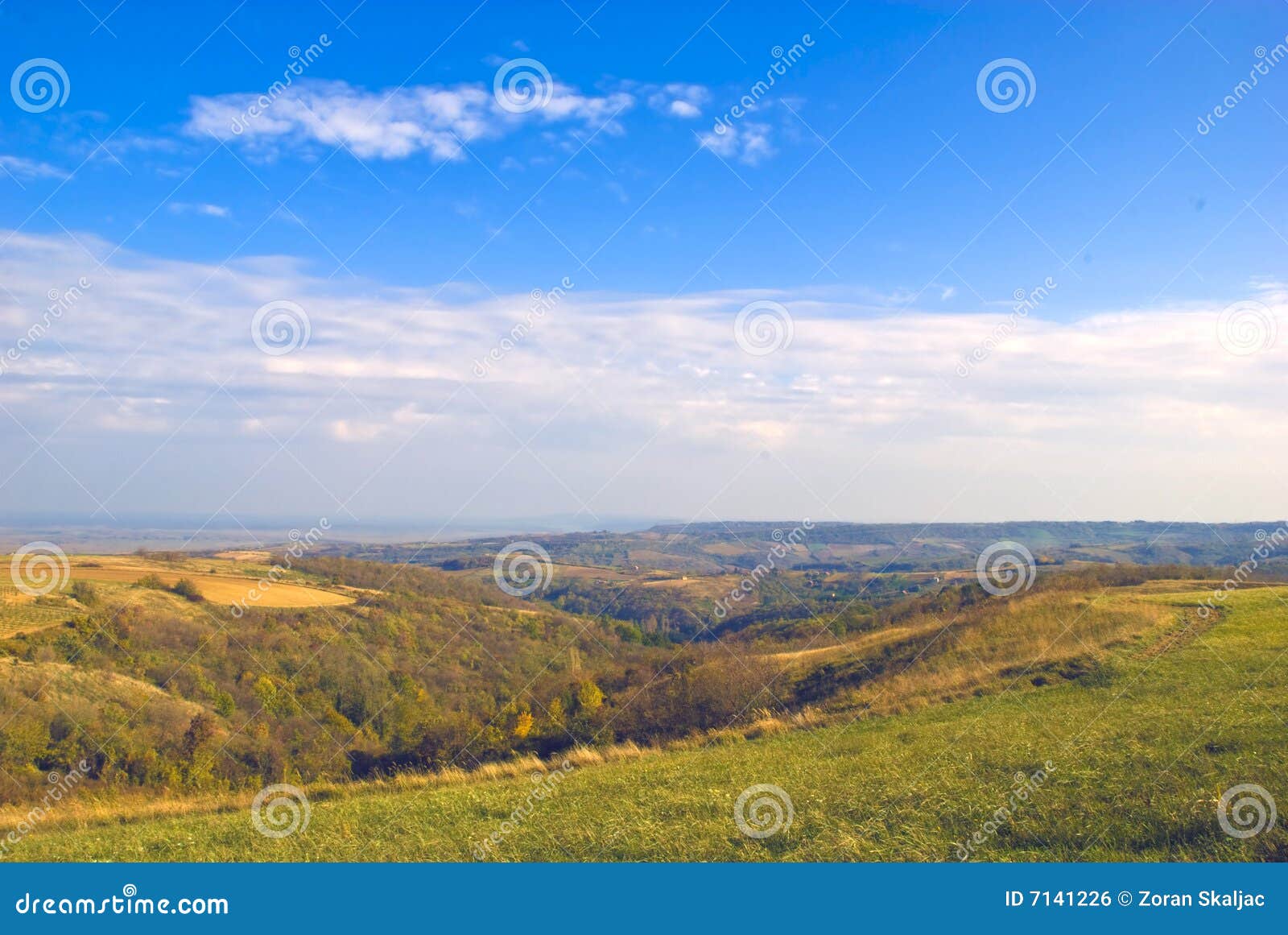 Autumn hills stock photo. Image of brown, november, fall - 7141226