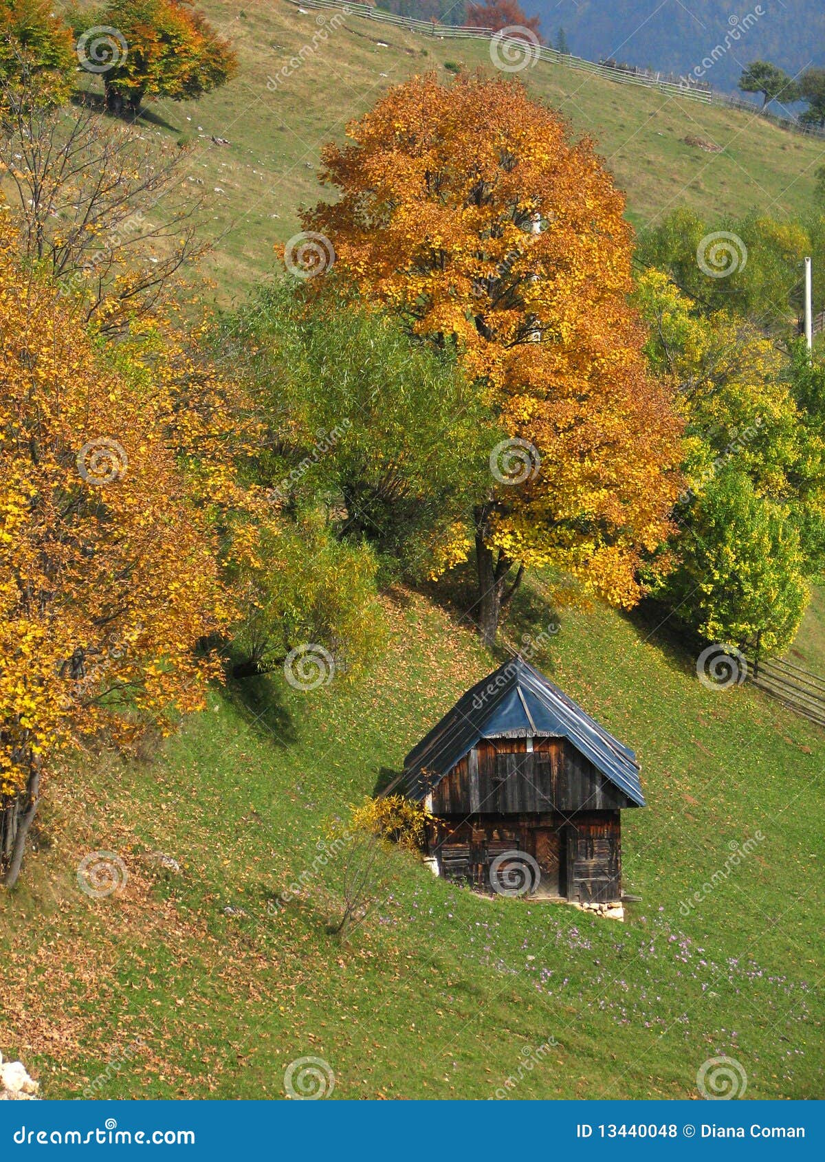Autumn hills - rural scene stock photo. Image of background - 13440048