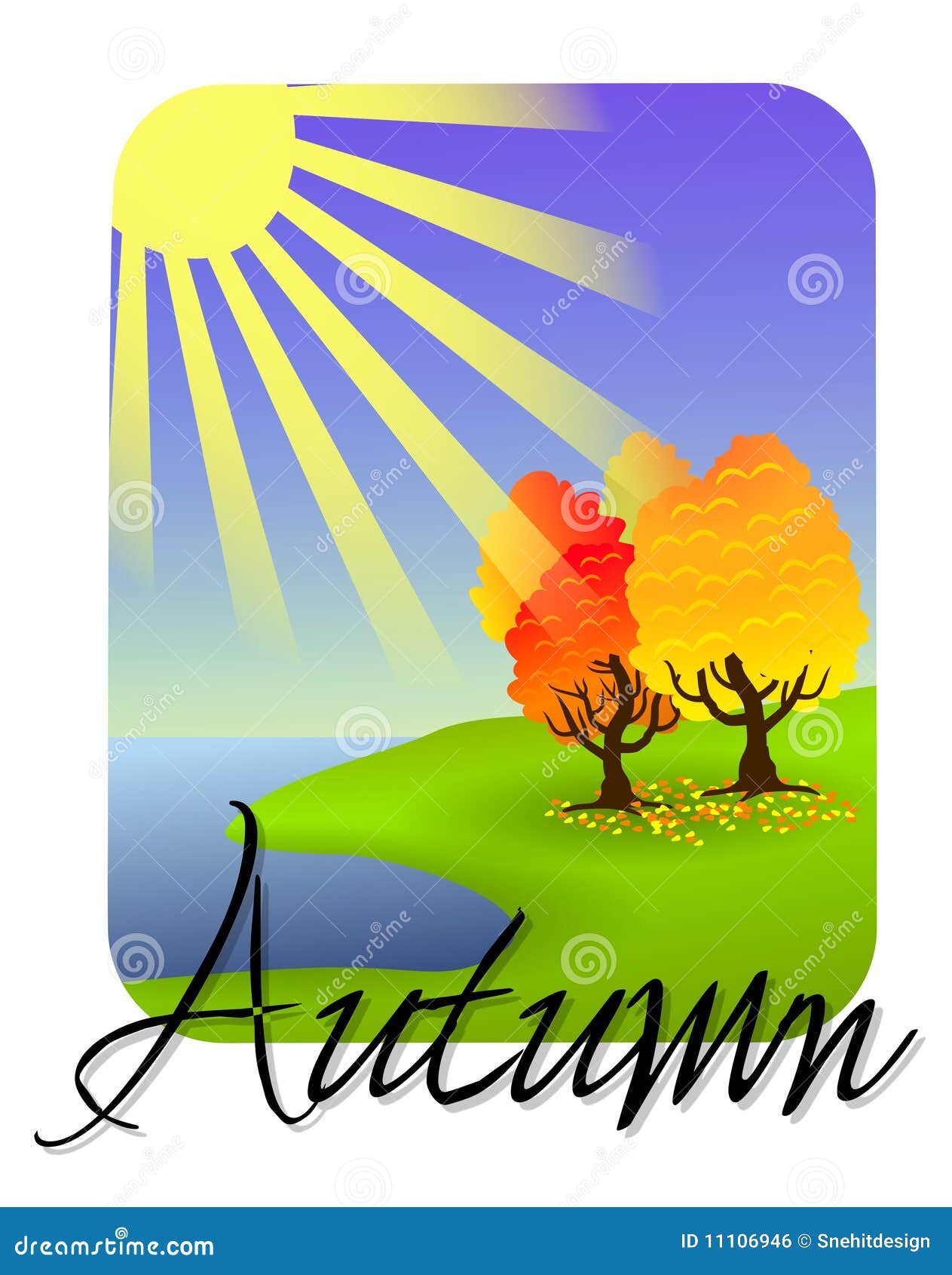 Autumn icon stock illustration. Illustration of season - 11106946