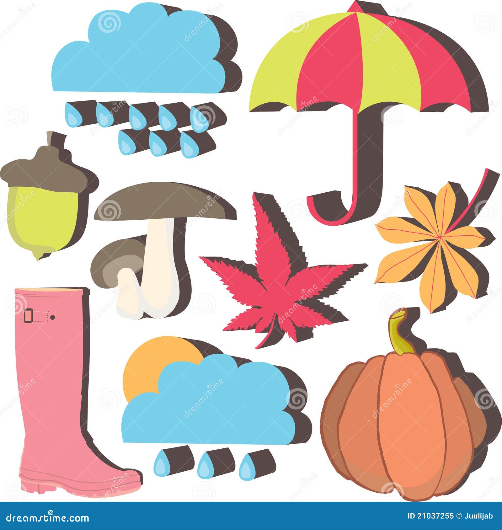 Autumn icon stock vector. Illustration of billboard, ginkgo - 21037255
