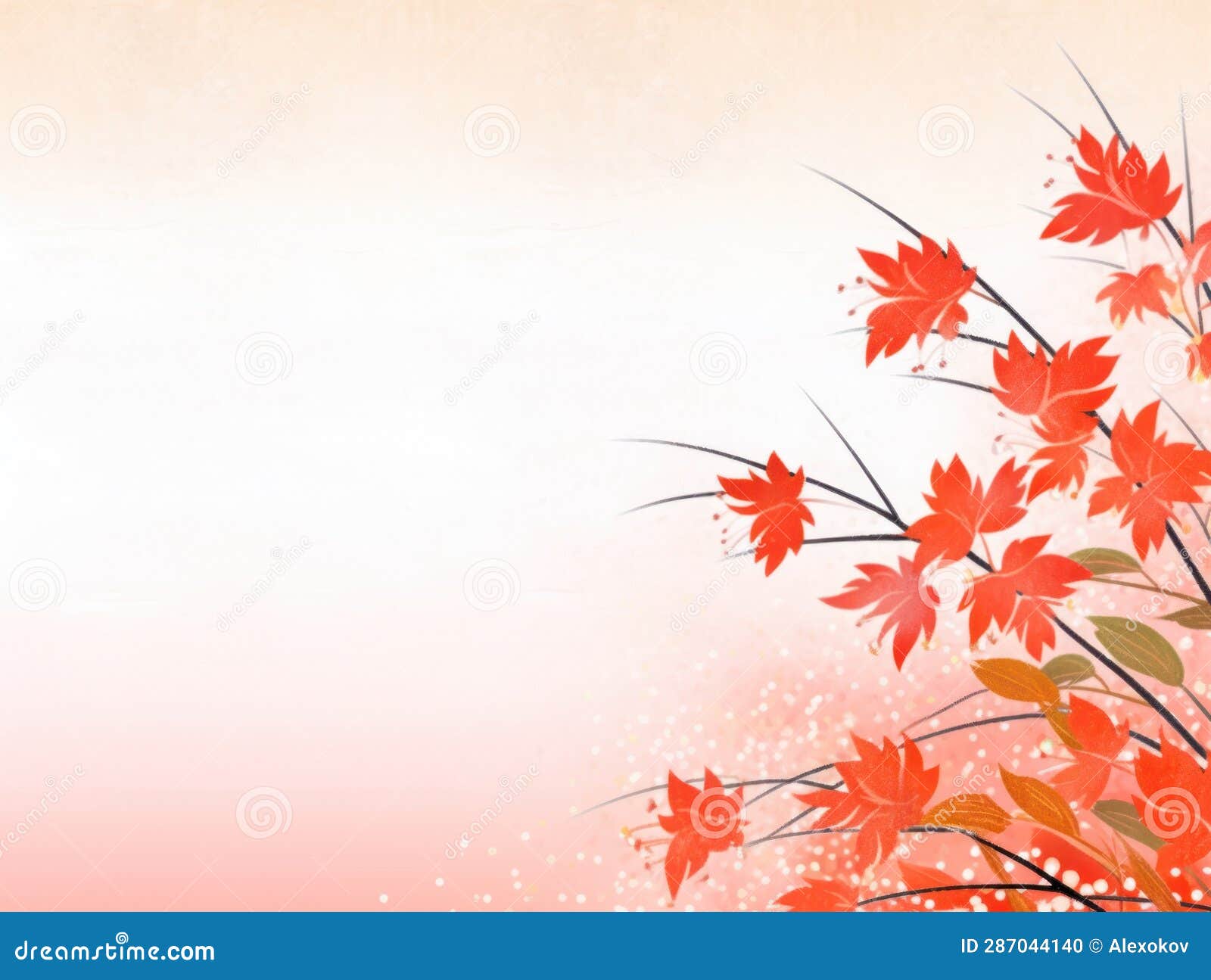 Autumn Japanese Washi Paper with Japanese Pattern AI Generated Stock ...