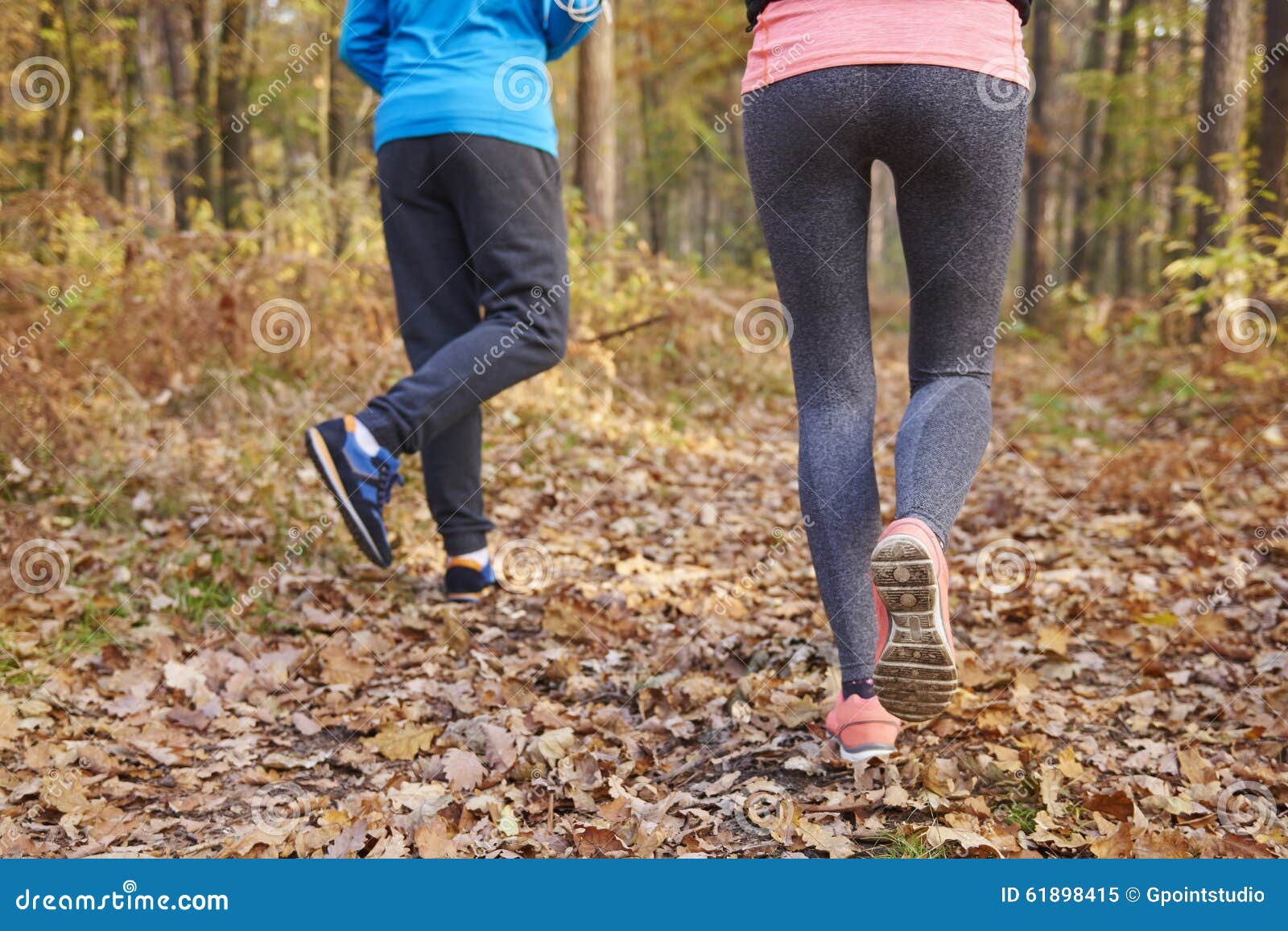 Autumn jogging stock image. Image of copy, legs, exercise - 61898415