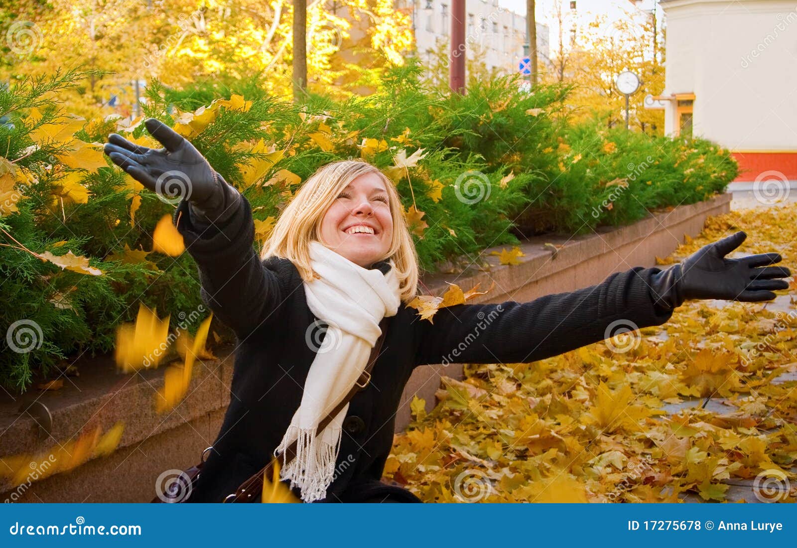 Autumn Joy stock photo. Image of play, casual, hands - 17275678