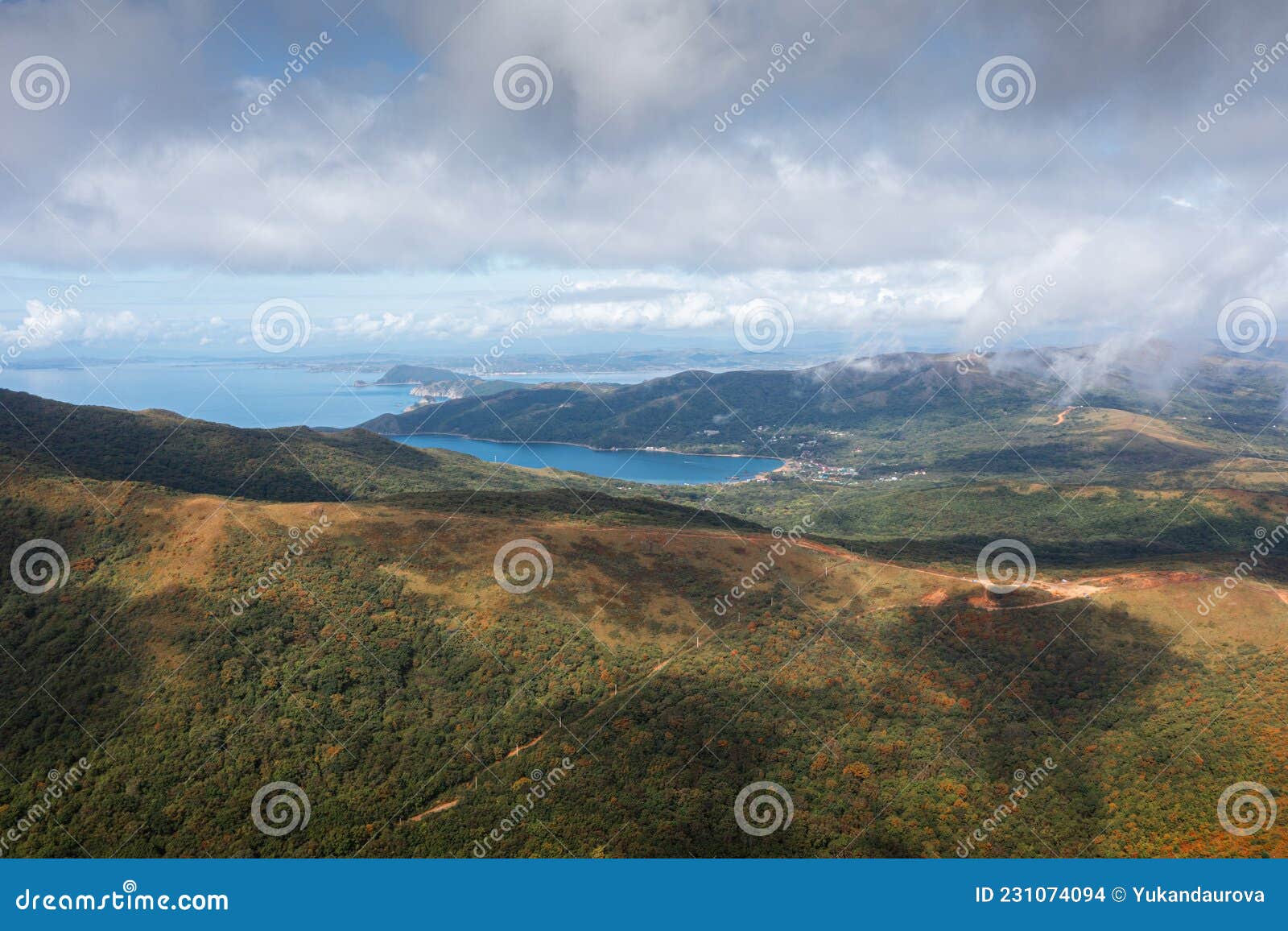 Autumn Khasansky District in the Primorsky Territory. Stock Photo ...