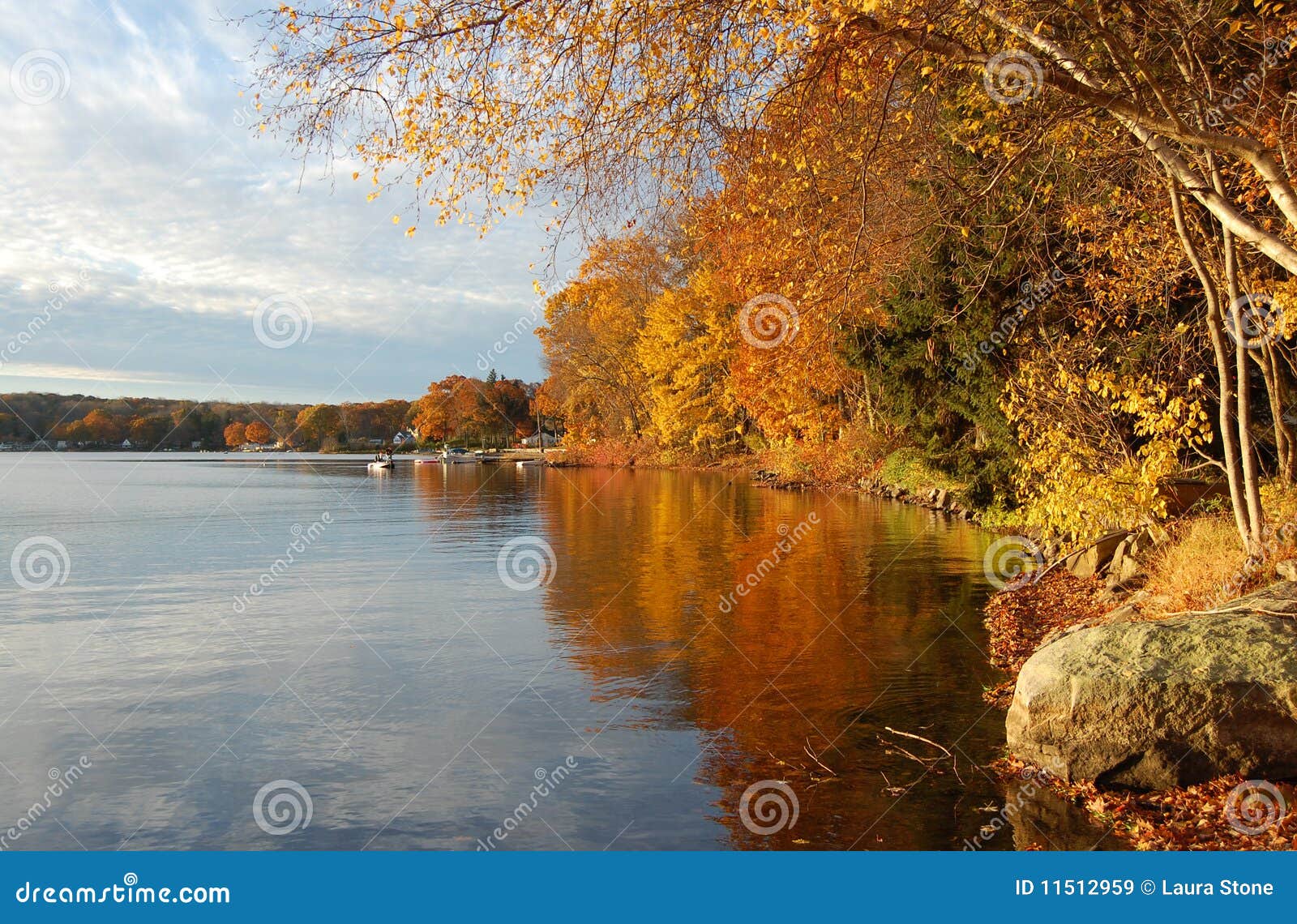 Autumn Lake stock image. Image of nature, fall, reflection - 11512959