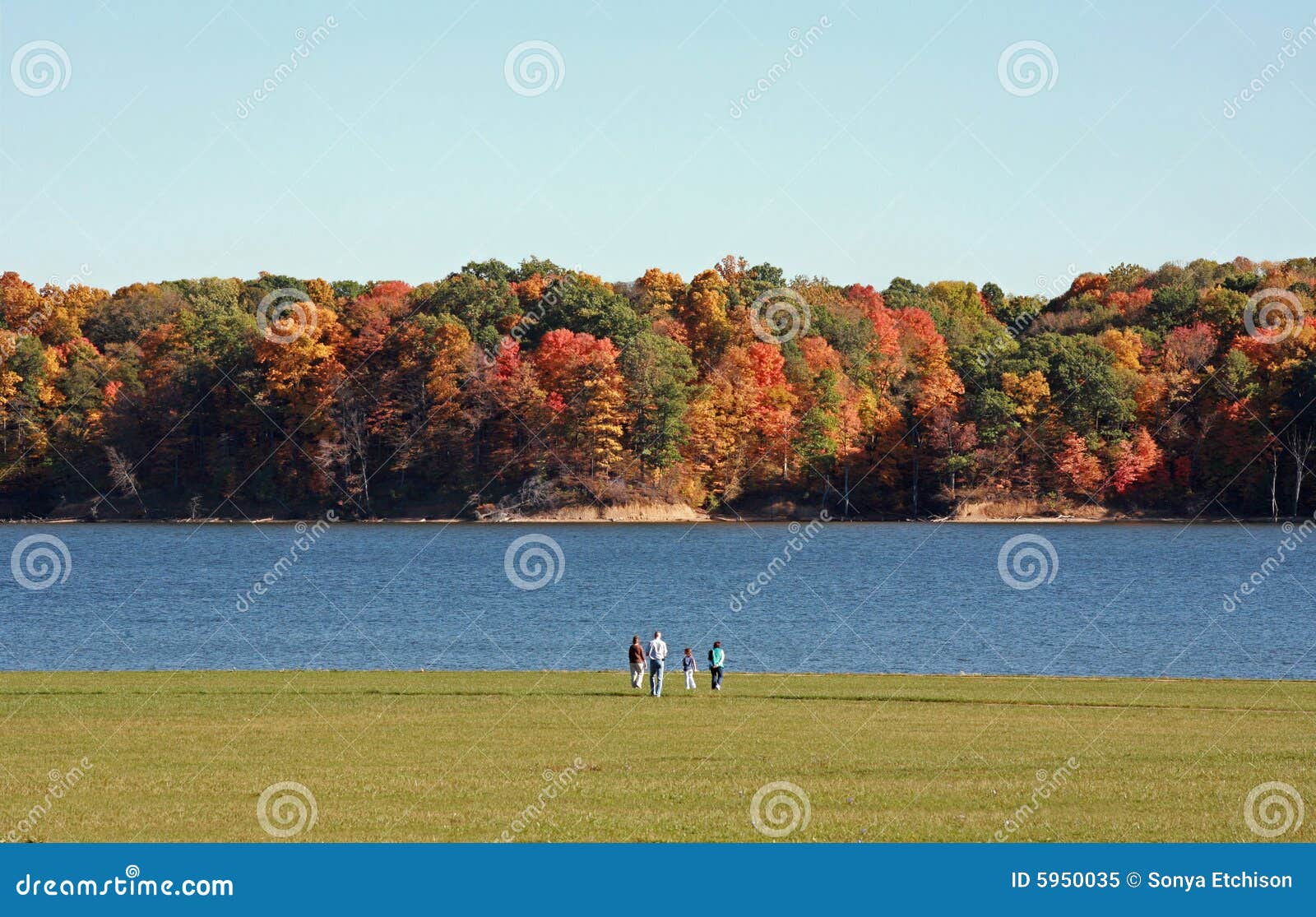 Autumn at the Lake stock image. Image of foliage, colorful - 5950035