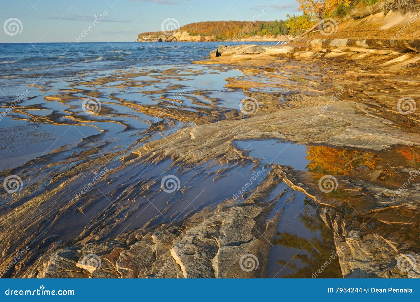Autumn Lake Superior Shoreline Stock Photo - Image of coast, nature ...
