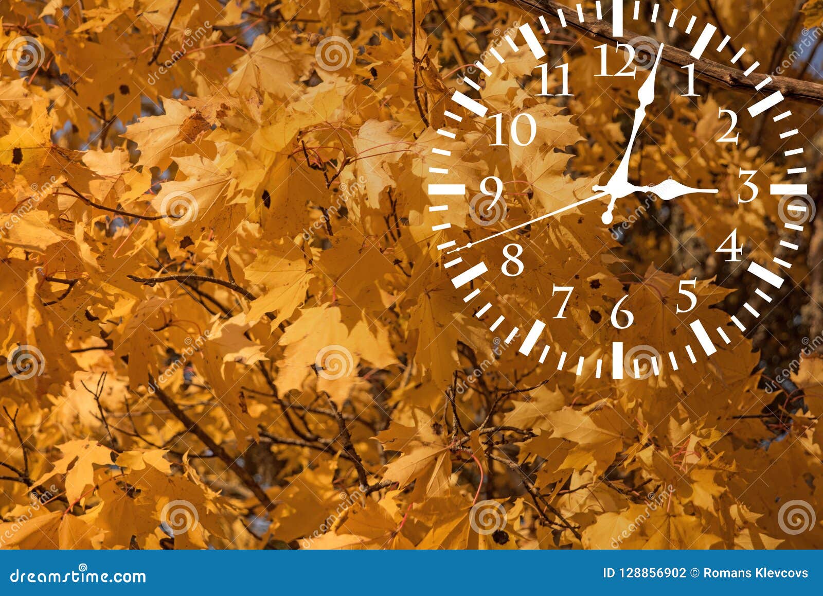 Autumn Landscape Abstraction. Fall Back Time Stock Photo - Image of ...