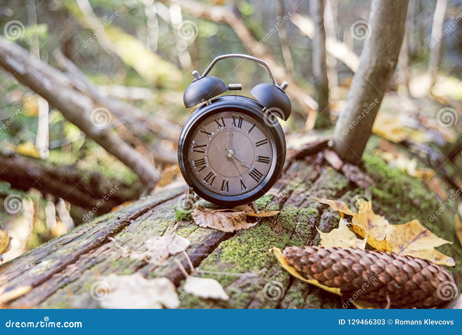 Autumn Landscape Abstraction. Fall Back Time Stock Image - Image of ...