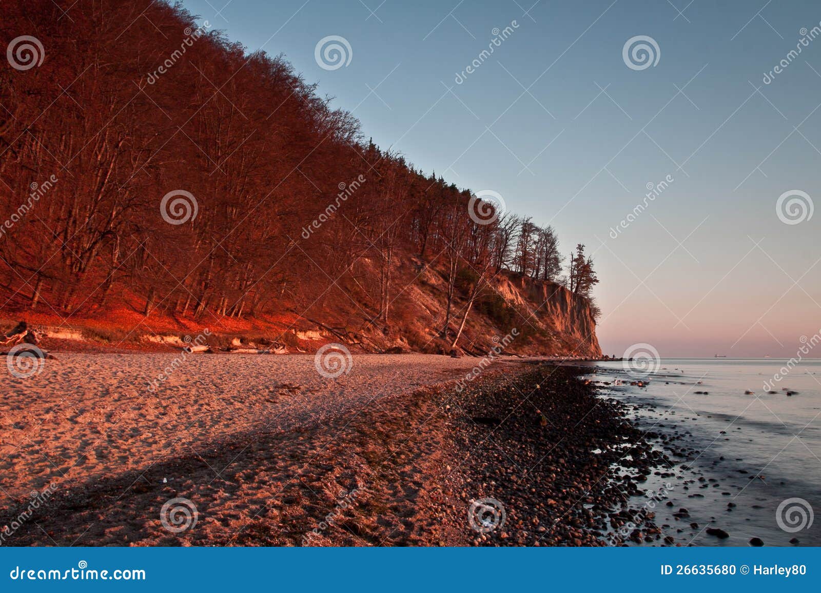 Autumn Landscape by the Sea Stock Photo - Image of baltic, coast: 26635680