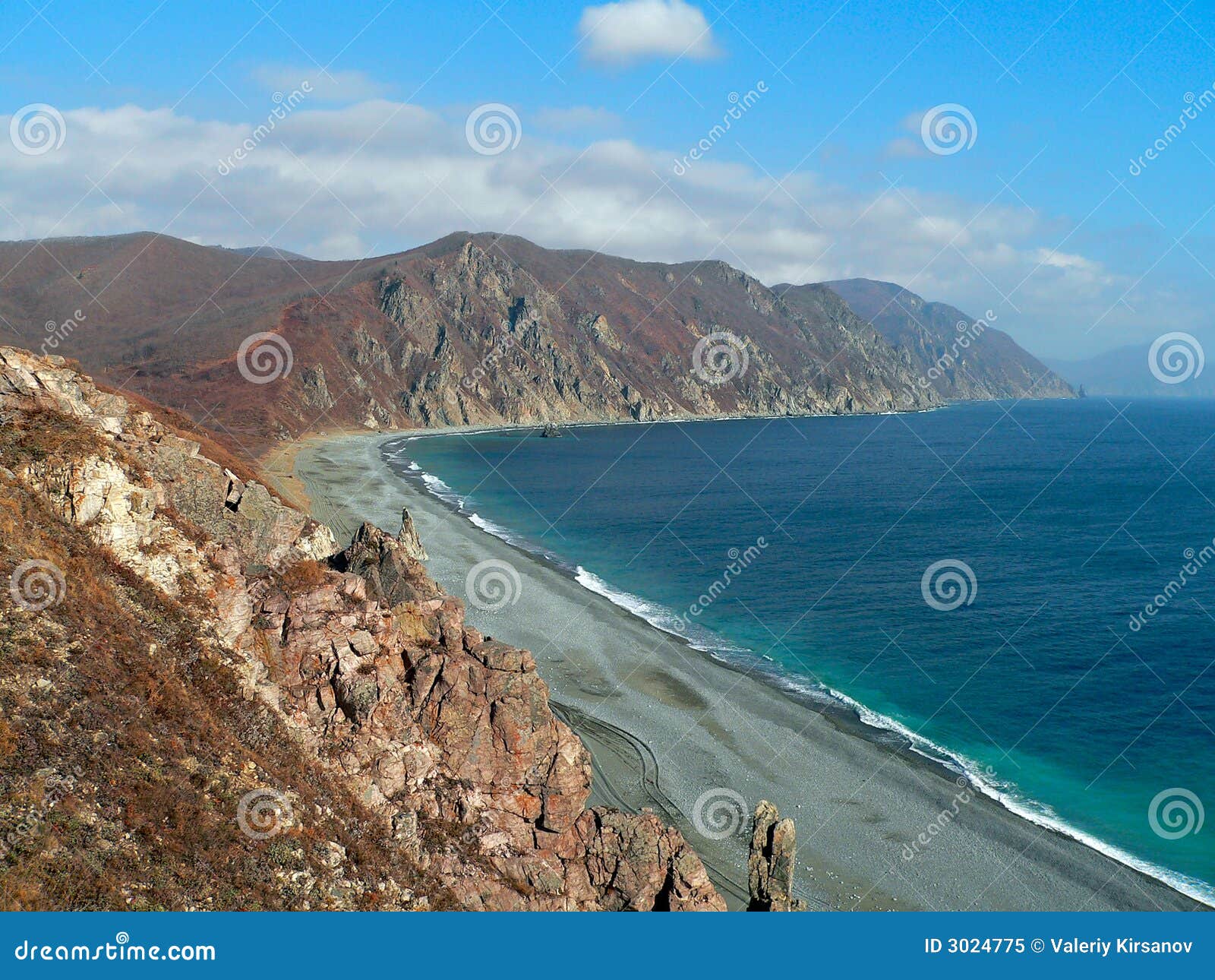Autumn Landscape on Sea stock image. Image of azure, heaven - 3024775