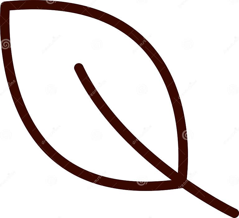 Autumn Leaf Hand Drawn stock vector. Illustration of element - 322321362