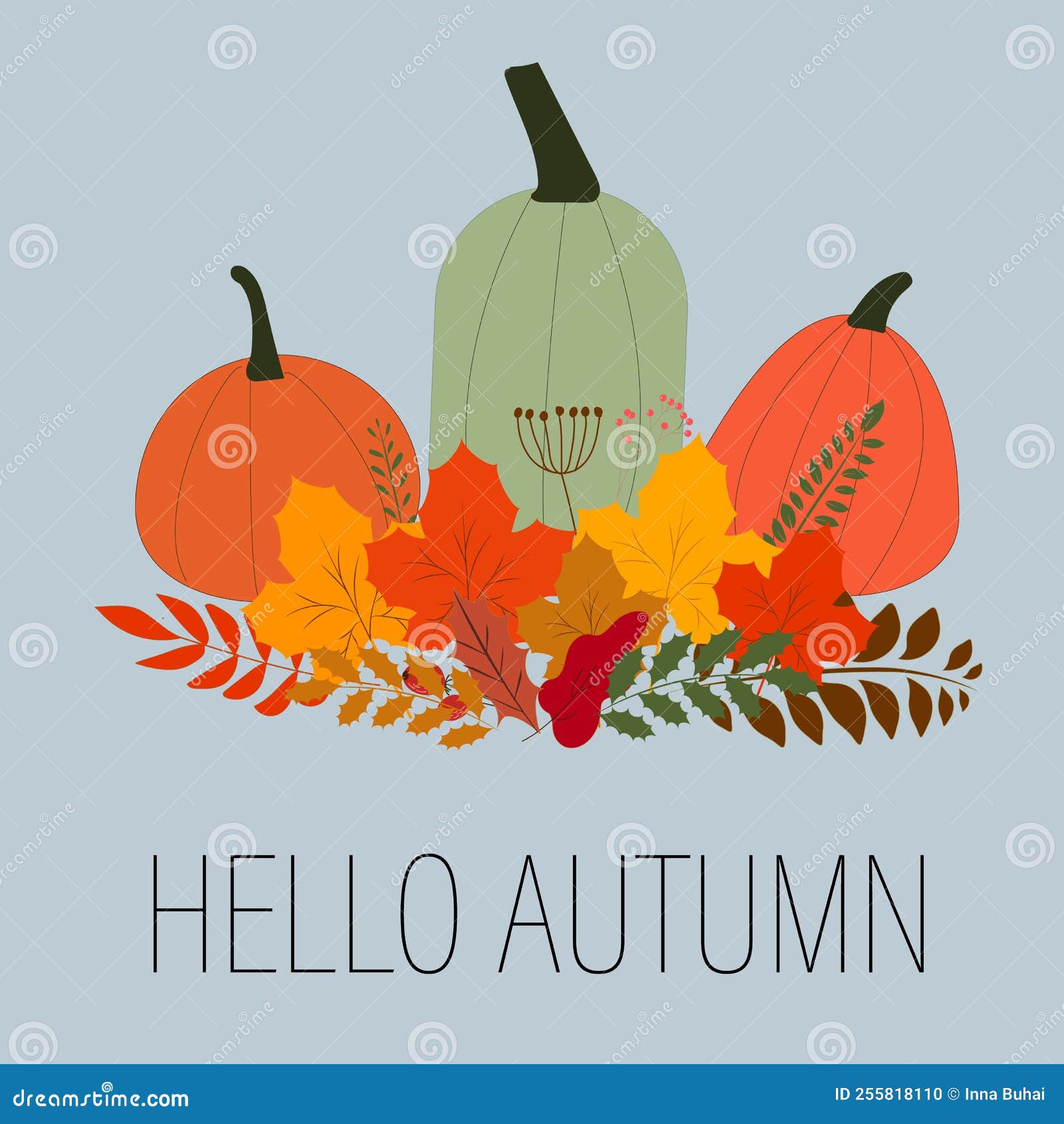 Autumn Leaf Poster. Orange Leaves of Maple, September Foliage of ...