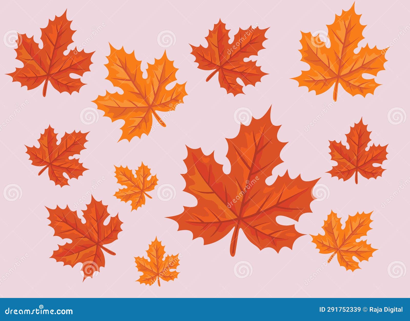 Autumn Leaf Vector Art Isolated Stock Illustration - Illustration of ...