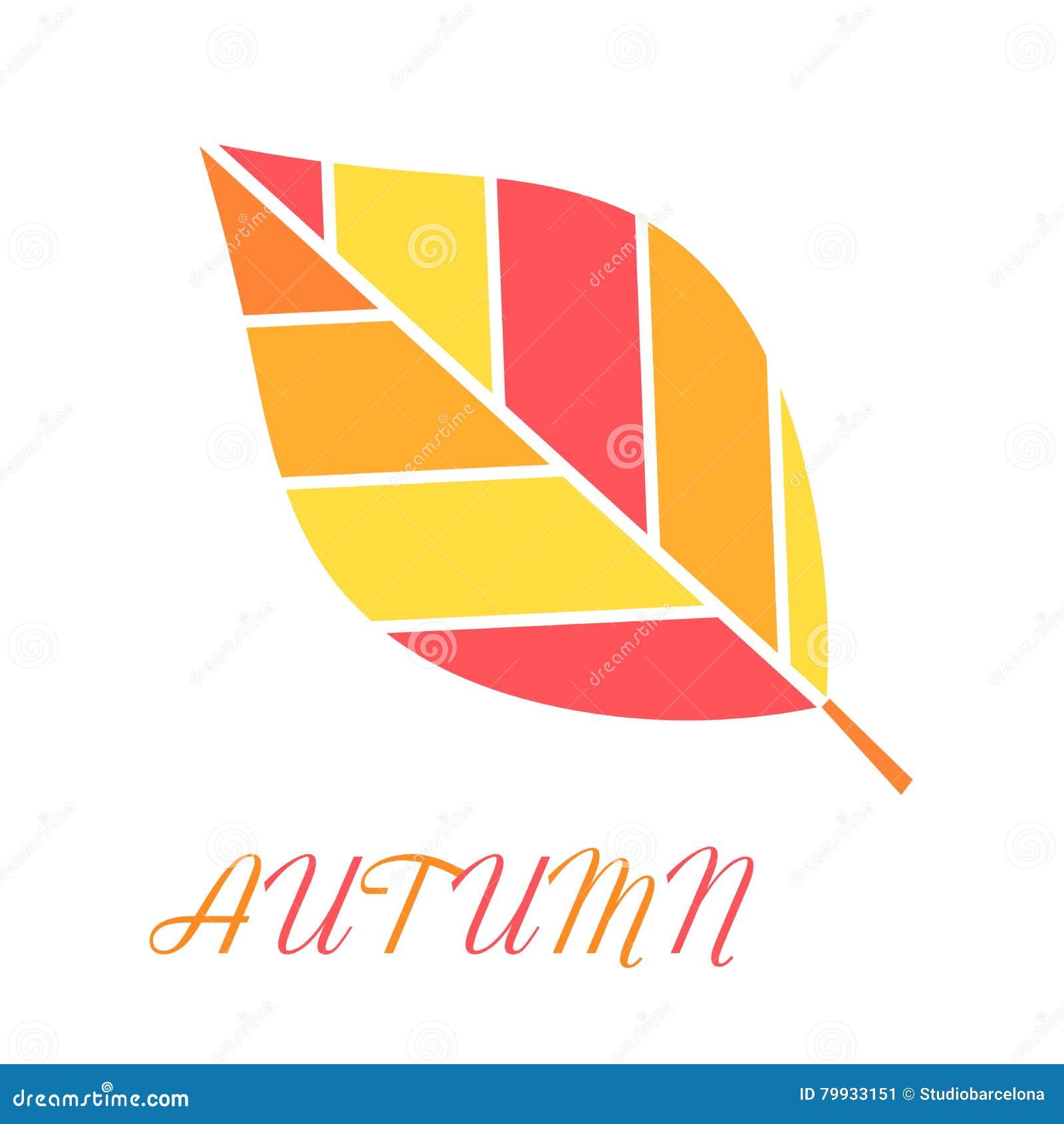 Autumn leaf vector stock vector. Illustration of biology - 79933151